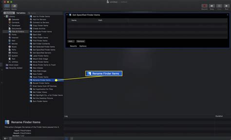 Using Automator To Rename Files And Folders