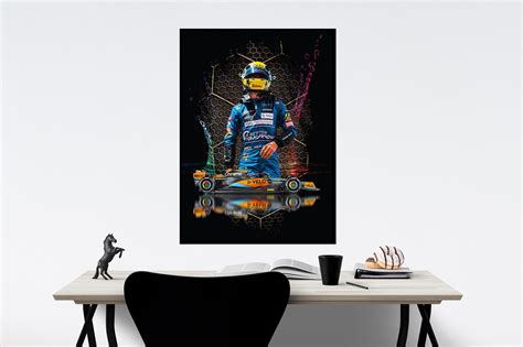 Lando Norris Mclaren Formula 1 Poster Print Wall Art High Quality