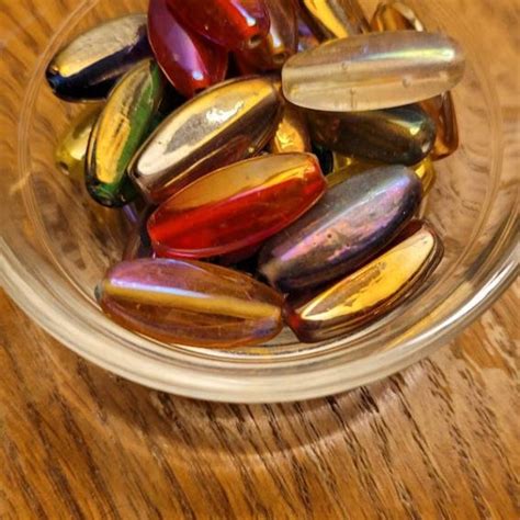 50pcs Vintage Mix Glass Beads Bulk Assorted Shapes Beads Vintage