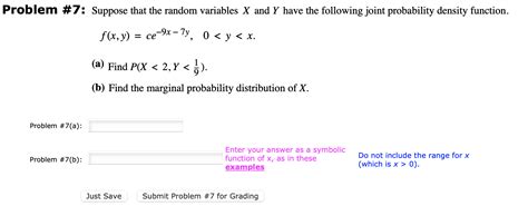 solved oblem 7 suppose that the random variables x and y