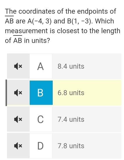 Solved The Coordinates Of The Endpoints Of Overline Ab Are A And