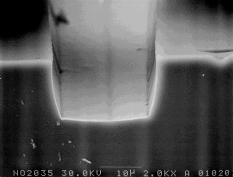 Sem Image Of Deeply Etched Gaas Download Scientific Diagram