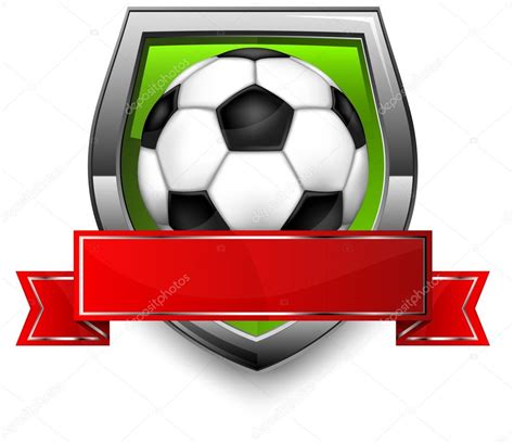 Escudo Con Bola Y Cinta Stock Vector By CreatOR76 15695635