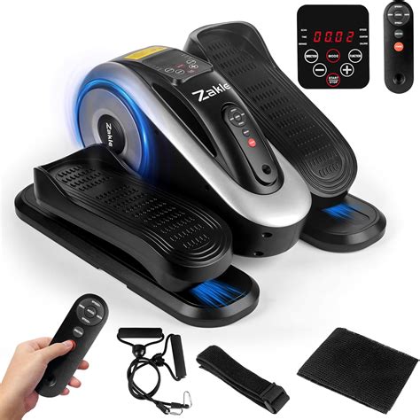 Zakle Under Desk Elliptical Machine Ellipse Leg Exerciser W Remote
