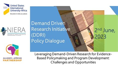 Leveraging Demand Driven Research For Evidence Based Policymaking And Program Development Youtube