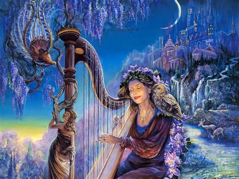 壁纸800x600 Minerva`s Melody Josephine Wall 华丽奇幻插画壁纸josephine Wall 天国精灵