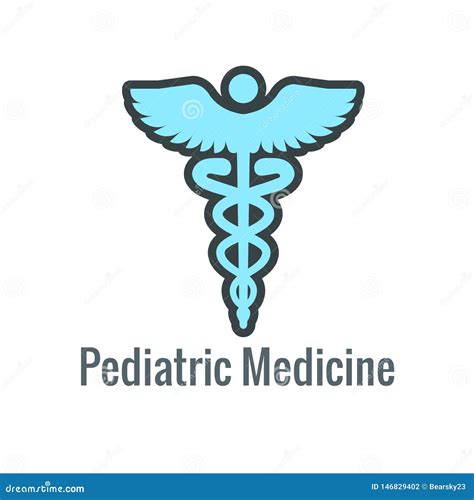 Medicina Pedi Trica Con El Beb El Icono Relacionado Del Embarazo