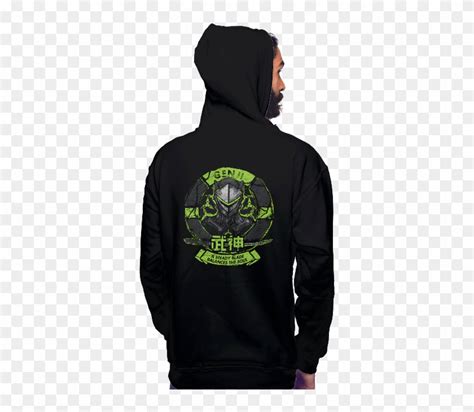 Genji Is With You Doomguy Hoodie Hd Png Download 650x650 1010718