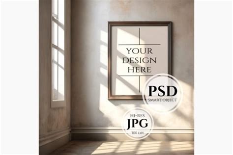 Frame Mockup Wall Art Mockup Graphic By Awrsmdesign · Creative Fabrica