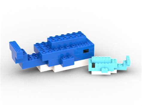 Lego Moc Duplo Whale By Swerix Rebrickable Build With Lego