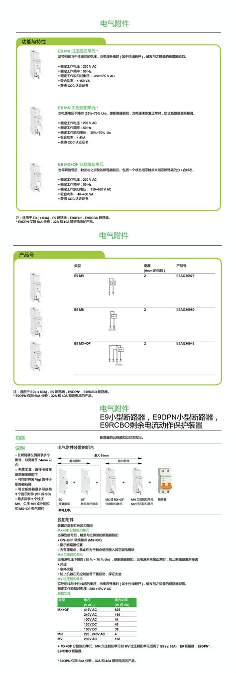 E9 分励脱扣器 工控猫