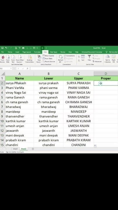 Exceltips Lower Proper Upper Easy Function Tips Excel Users Shorts Youtube