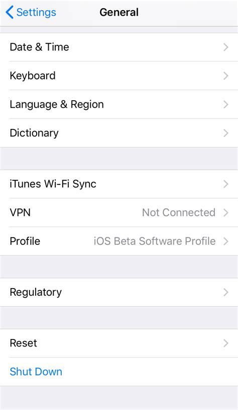 Ios11 Ios 113 Device Management Menu Not Available Stack Overflow