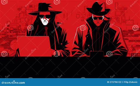 Illicit Hacker Cyber Crime Cyber Security Generative Ai Stock Illustration Illustration Of