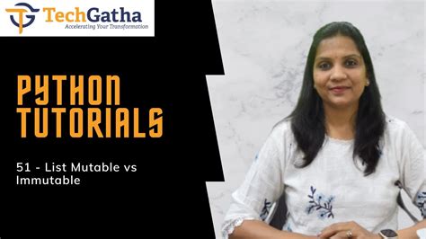 Python 51 List Mutable Vs Immutable Youtube