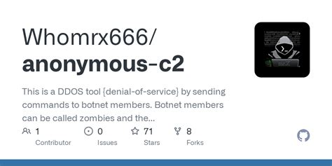 Github Whomrx666anonymous C2 This Is A Ddos Tool Denial Of Service