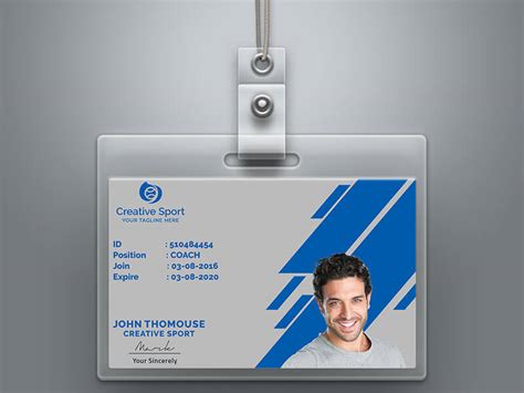 VERIFIED Free Sample Id Card Template