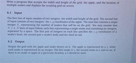Solved Write A Program That Accepts The Width And Height Of Chegg