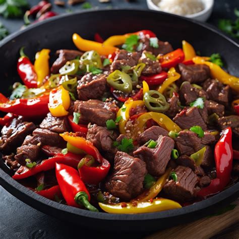 Szechuan Spicy Beef Stir Fry Recipe Cookaifood