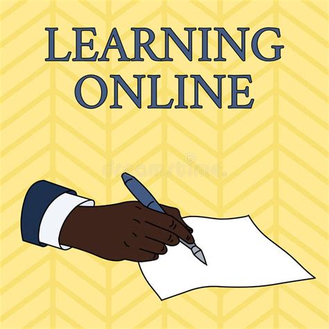 Word Writing Text Learning Online Business Concept For Learn Something New With The Help Of