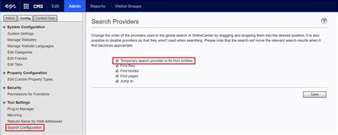 Episerver Pagetree Search Shows Encoded Html Entities After Upgrading