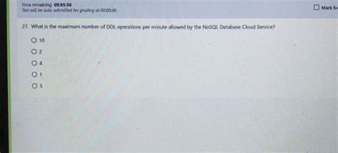 27 What Is The Maximum Number Of DDL Operations Per Minute Allowed By