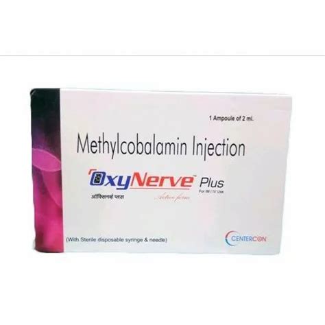 Oxynerve Plus Injection At Rs 68 Piece Methylcobalamin Injection In
