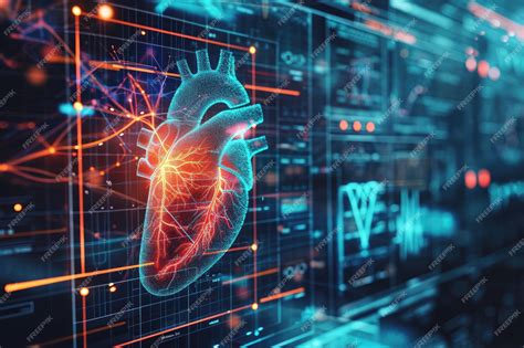 Premium Photo A Computer Screen Displaying A Heart Symbol Aipowered