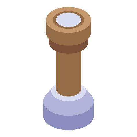 Coffee Tamp Icon Isometric Style 15845460 Vector Art At Vecteezy