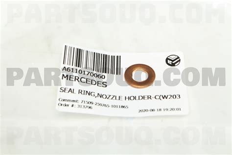 SEAL RING 6110170060 | MERCEDES Parts | PartSouq