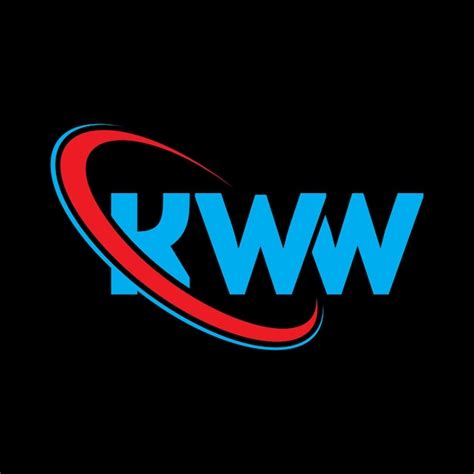 Logotipo Kww Letra Kww Logotipo De Letra Kww Iníciais Kww Ligadas