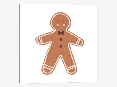 Gingerbread Man Art Print By Orara Studio Icanvas
