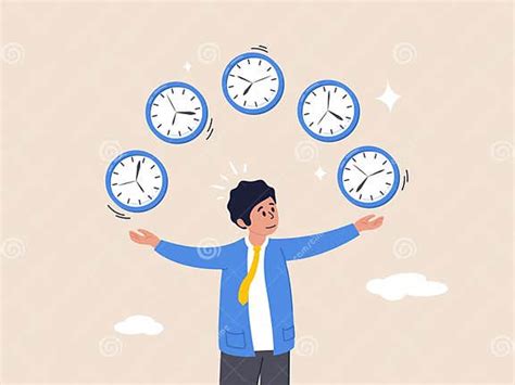 Time Management Concept Punctuality Or Work Deadline Schedule Plan Or