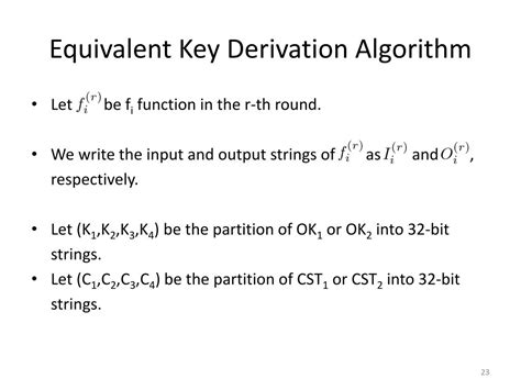 ppt cryptanalysis of 256 bit key hyral via equivalent keys powerpoint