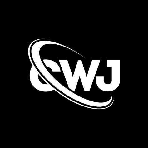 Cwj Logo Cwj Letter Cwj Letter Logo Design Initials Cwj Logo Linked With Circle And Uppercase