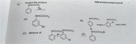 Organic Chemistry Predicting The Product Of Bromination Of