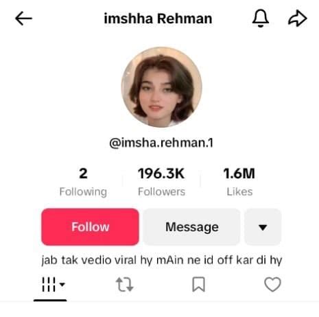 Imsha Rehman Height Age Biography Starsunfolded
