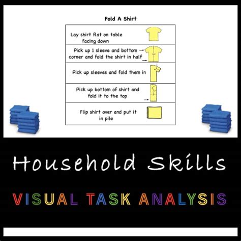 Folding A Shirt Visual Task Analysis By Adapting For All Students