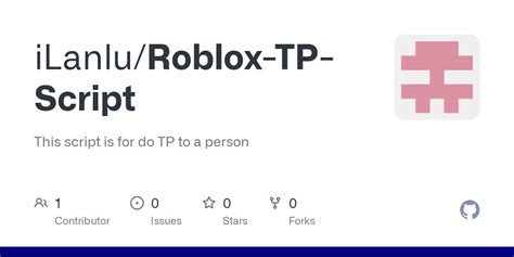 Roblox TP Script TProblox Lua At Main ILanlu Roblox TP Script GitHub