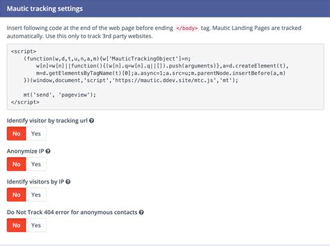 Mautic Configuration Settings — Mautic Documentation 01 Documentation