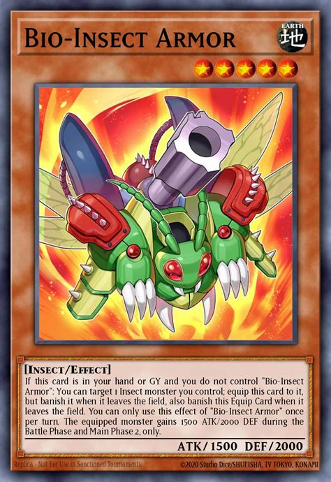 Bio Insect Armor Yu Gi Oh Card Database Ygoprodeck