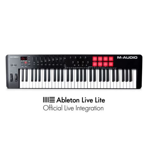 M Audio Oxygen 61 Mkv Midi Audio Interface Keyboard The Music Shop