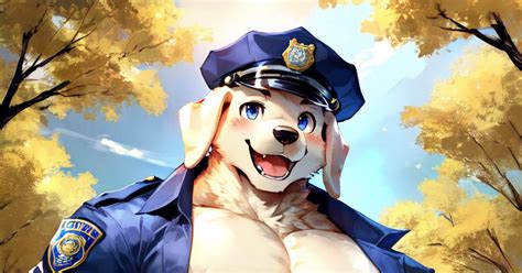 Ai Work And Vacation For Police Dogs Ji Ai Furry のイラスト Pixiv