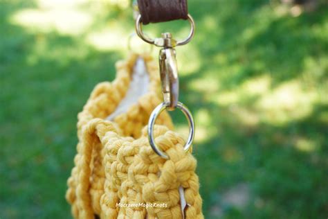 Macrame Bag Tutorial Macrame Bag Pattern Macrame Bag For Etsy