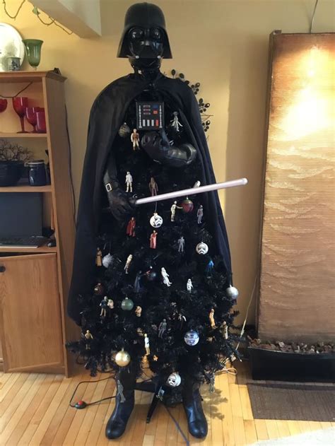 My Darth Vader Christmas Tree Star Wars Christmas Decorations Star Wars Christmas Tree Star