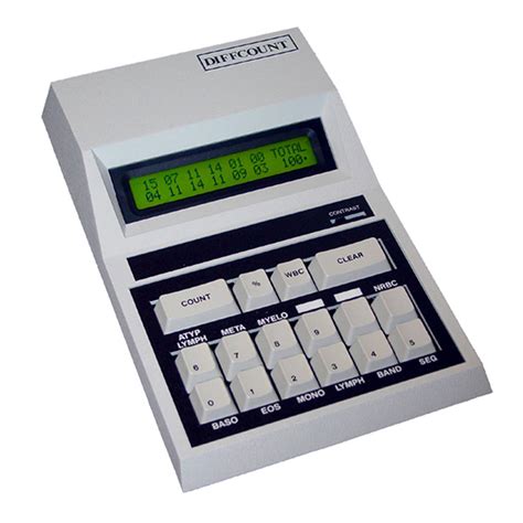 Diffcounter Iii Hematology Digital Cell Counter 12 Cell Count Keys