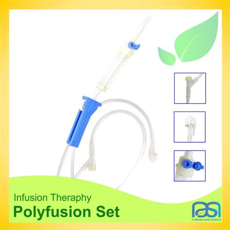 Jual Infus Set Polymed Selang Infus Dewasa Alat Infus Infusion