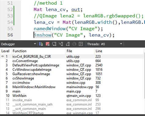 Qt Failed Conversion Of A QImage Image To A CV Image Stack Overflow