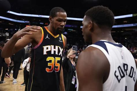 Nba》「他是我最愛看的球員！」 杜蘭特遭橫掃出局仍高度讚揚愛德華茲