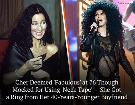 Cher Deemed ‘fabulous At 76 Though Mocked For Using ‘neck Tape — She